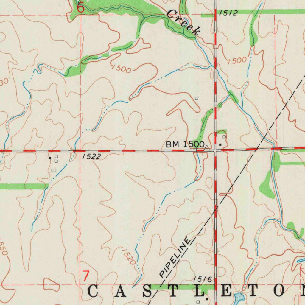 Partridge, KS (1972, 24000-Scale) Map by United States Geological ...