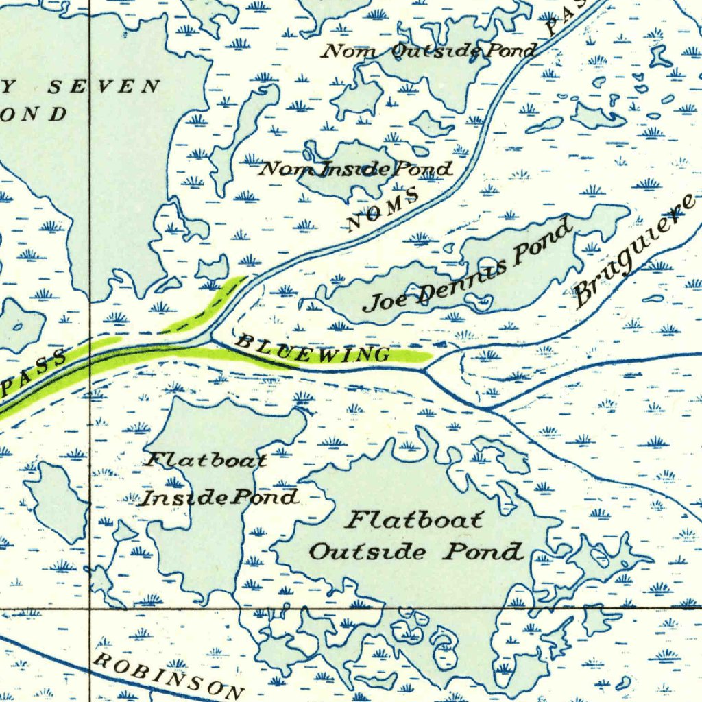 Pass A Loutre West, LA (1954, 31680-Scale) Map by United States ...