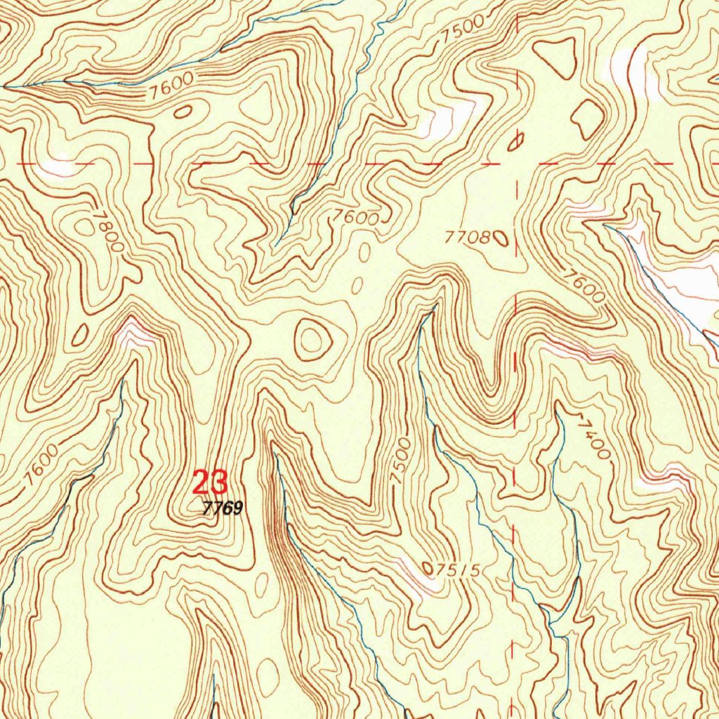 Pasture Canyon, NM (1995, 24000-Scale) Map by United States Geological ...