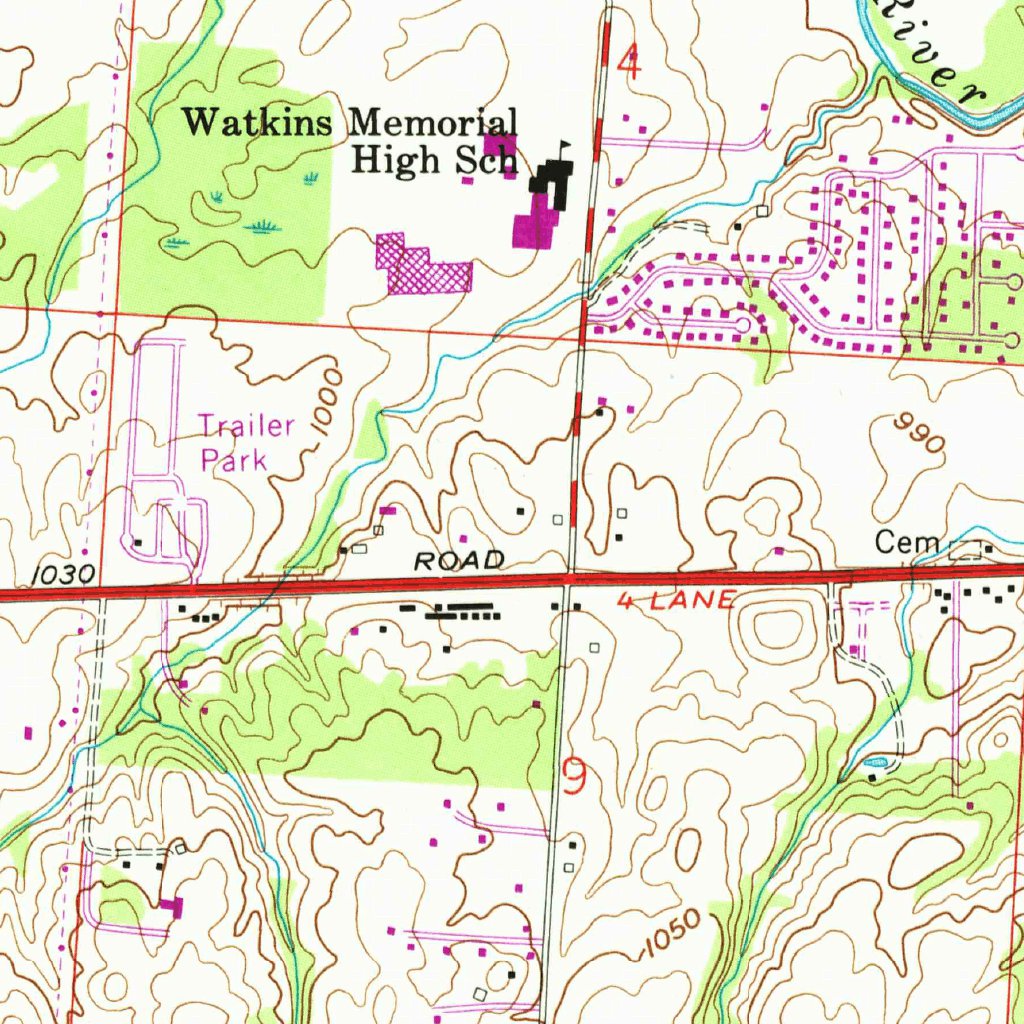 Pataskala, OH (1958, 24000-Scale) Map by United States Geological ...