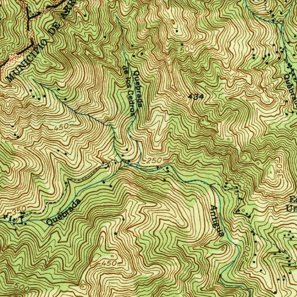Patillas, PR (1946, 30000-Scale) Map by United States Geological Survey ...