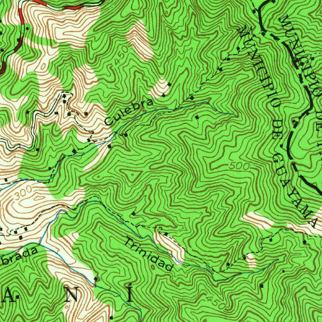 Patillas, PR (1960, 20000-Scale) Map by United States Geological Survey ...