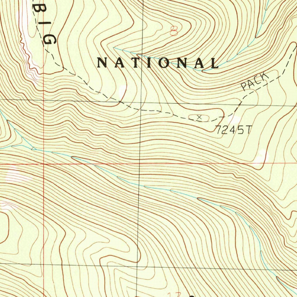 Patterson Canyon, MT (1986, 24000-Scale) Map by United States ...