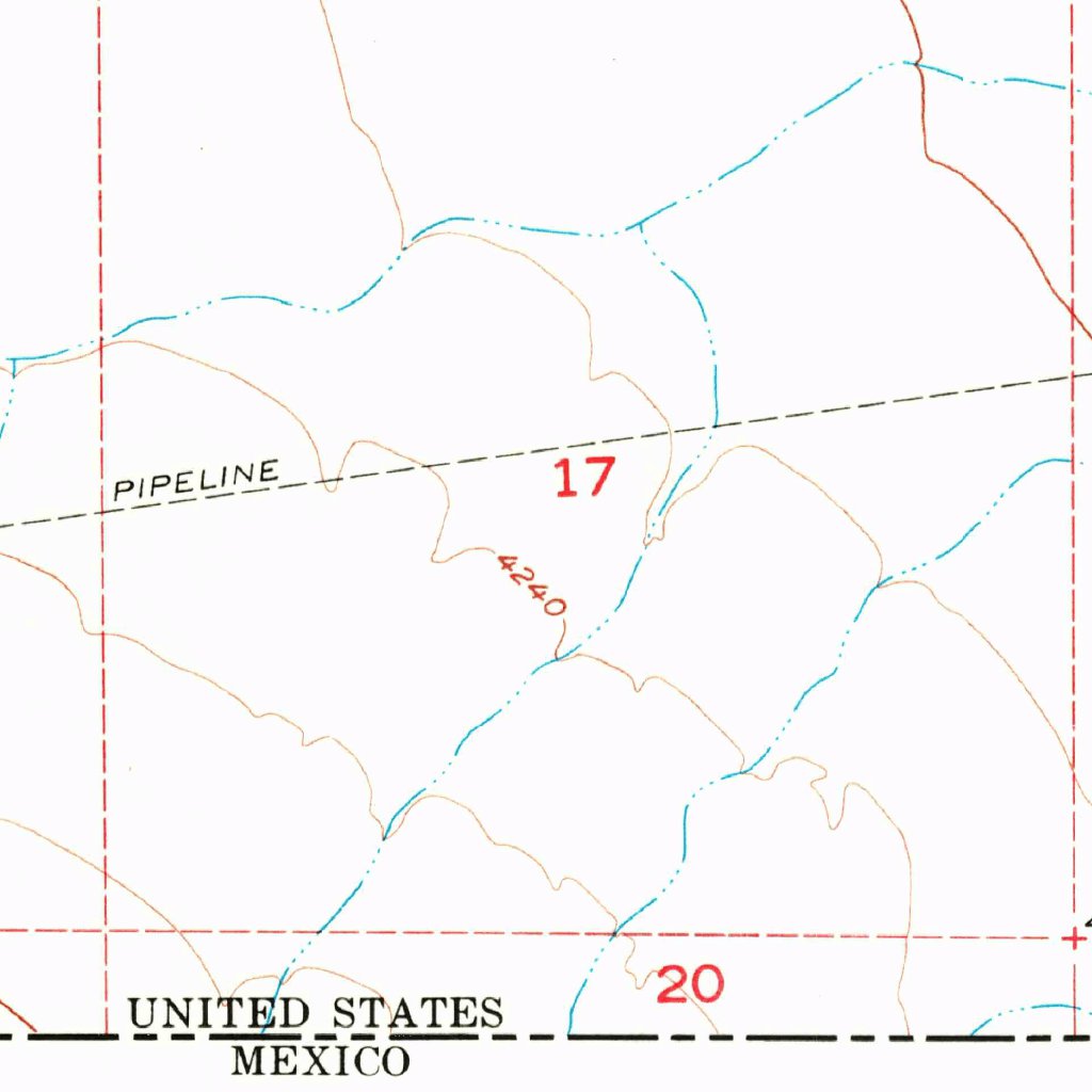 Paul Spur, AZ (1957, 24000-Scale) Map by United States Geological ...
