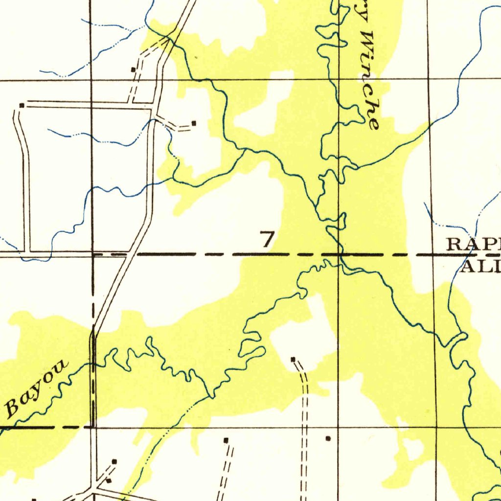 Pawnee, LA (1954, 31680-Scale) Map by United States Geological Survey ...