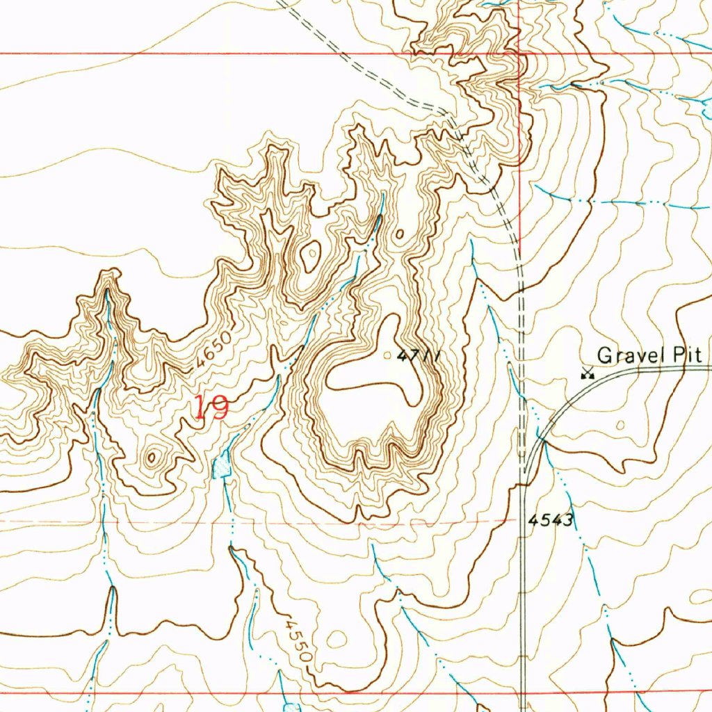 Peach Canyon, NM (1973, 24000-Scale) Map by United States Geological ...