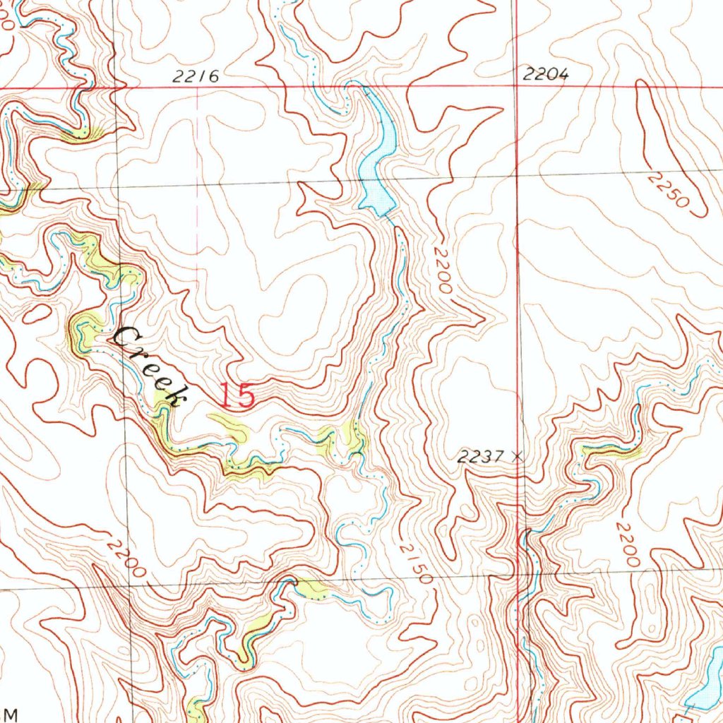 Peach Lake, SD (1978, 24000-Scale) Map by United States Geological ...