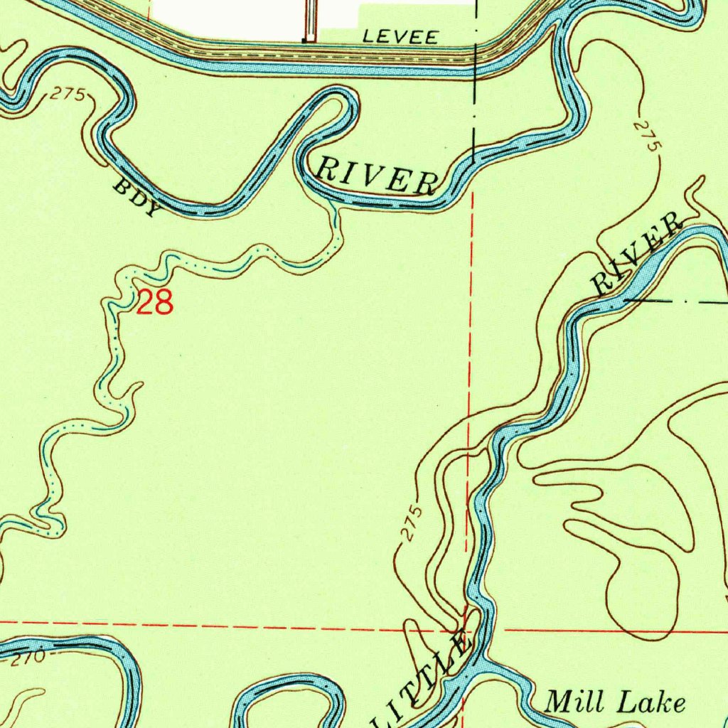 Peach Orchard, AR (1964, 24000-Scale) Map by United States Geological ...