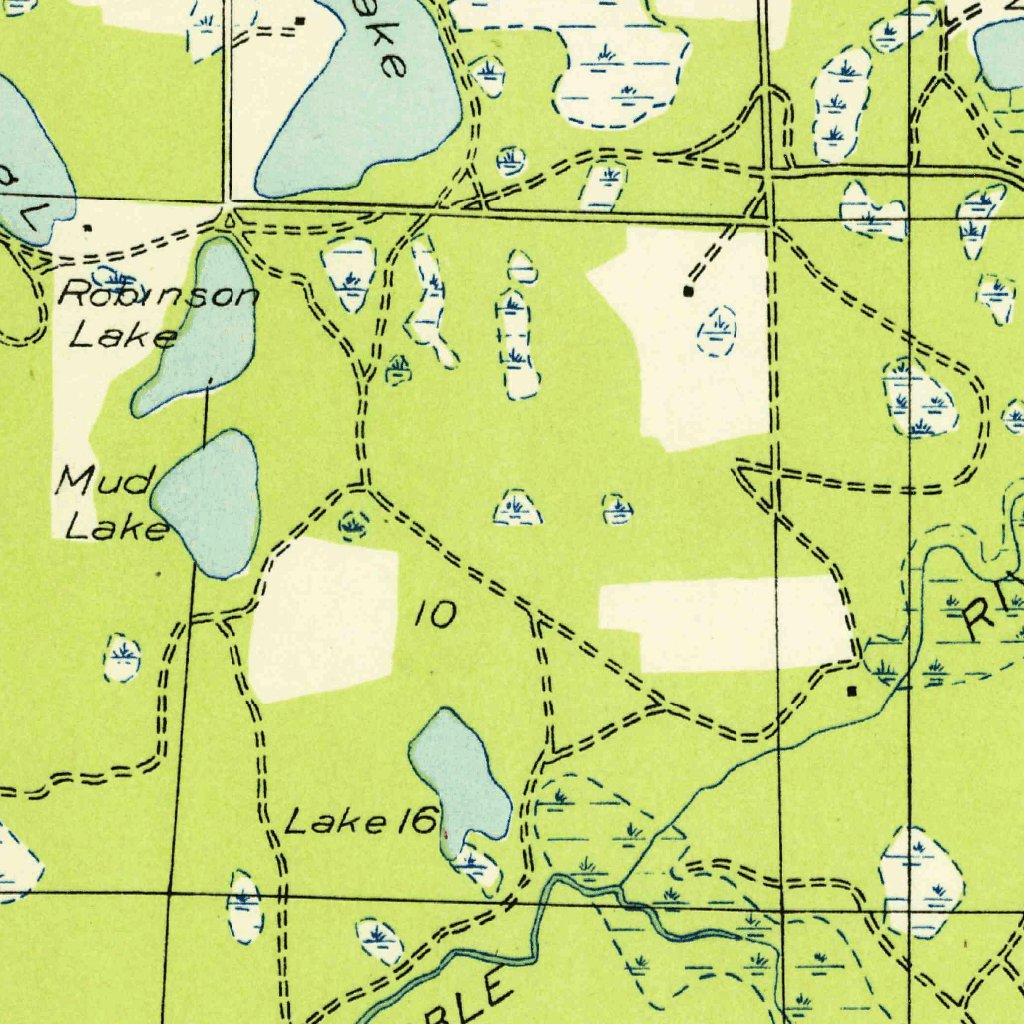 Peacock, MI (1933, 31680-Scale) Map by United States Geological Survey ...