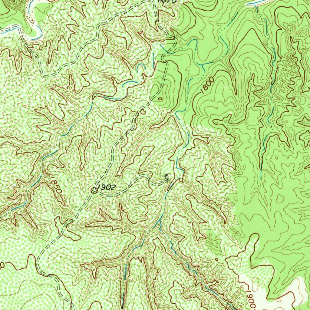Peacock, TX (1968, 24000-Scale) Map by United States Geological Survey ...