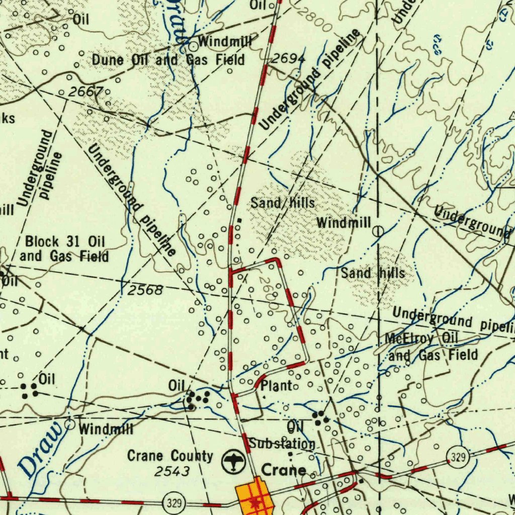 Pecos, TX (1957, 250000-Scale) Map by United States Geological Survey ...