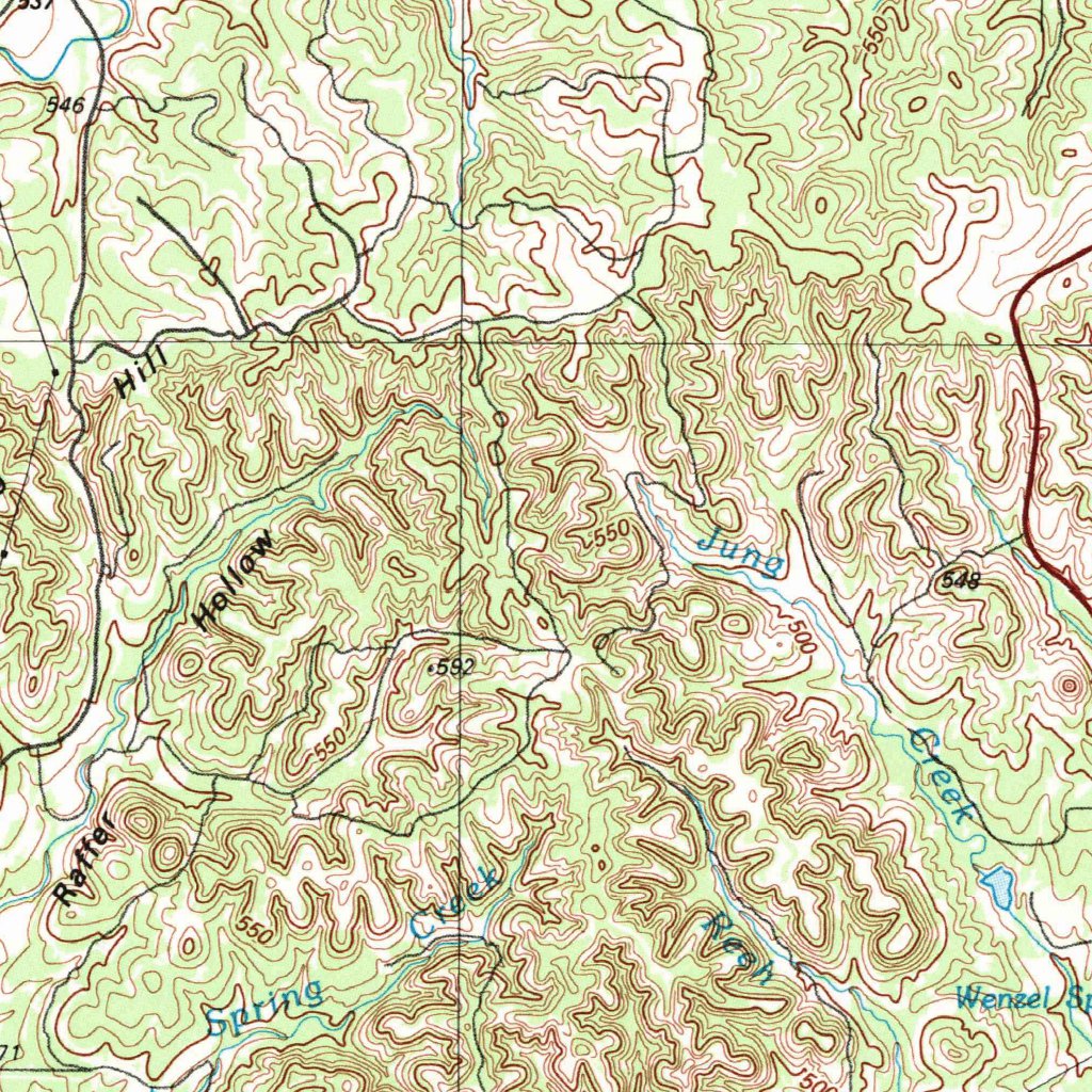 Pedernales River, TX (1985, 100000-Scale) Map by United States ...