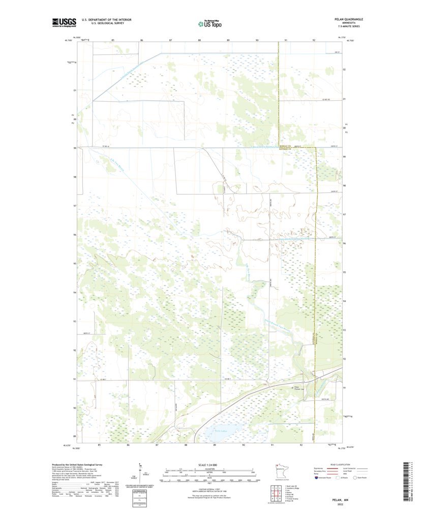 Pelan, MN (2022, 24000-Scale) Map by United States Geological Survey ...