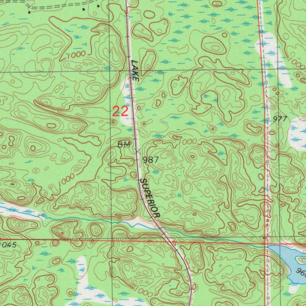 Pembine, WI (1982, 24000-Scale) Map by United States Geological Survey ...
