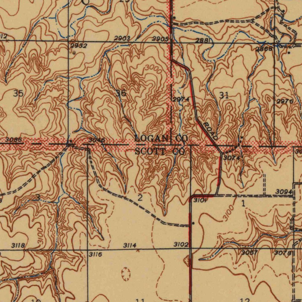 Pence, KS (1941, 62500-Scale) Map by United States Geological Survey ...