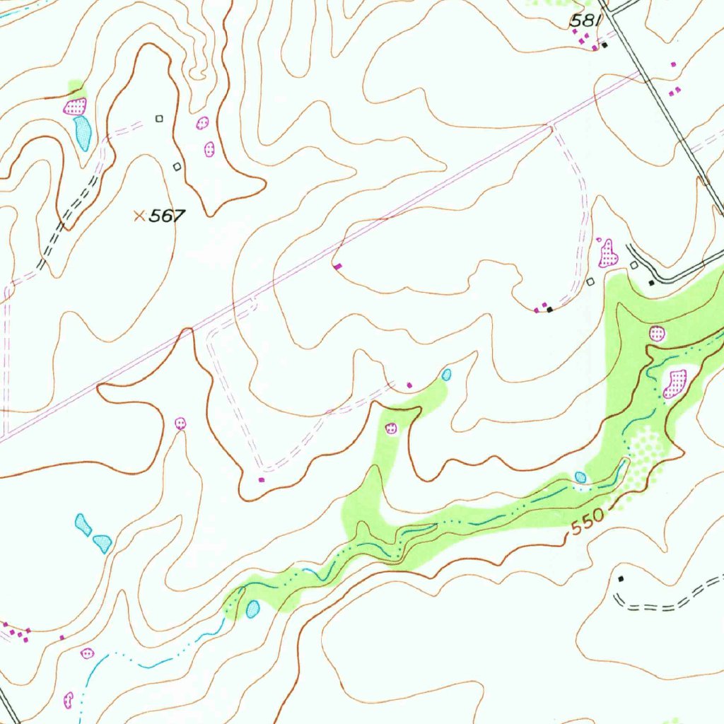 Penelope, TX (1956, 24000-Scale) Map by United States Geological Survey ...