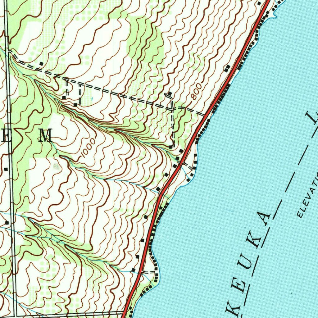 Penn Yan, NY (1942, 24000-Scale) Map by United States Geological Survey ...