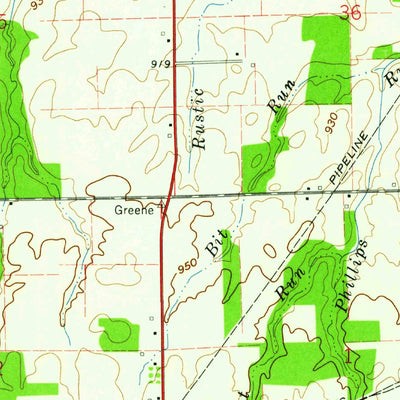 Pennville, IN (1960, 24000-Scale) Map by United States Geological ...