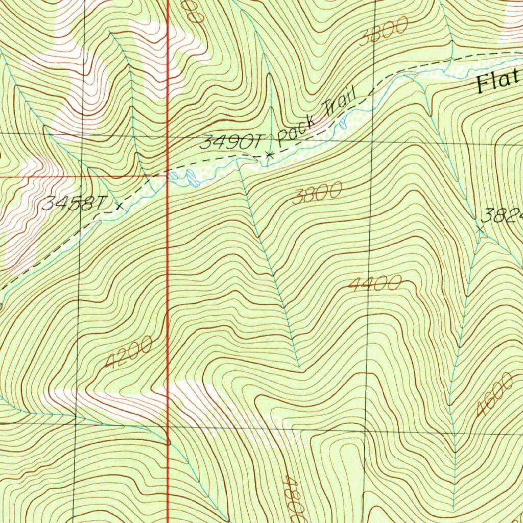 Penrose Peak, MT (1988, 24000-Scale) Map by United States Geological ...