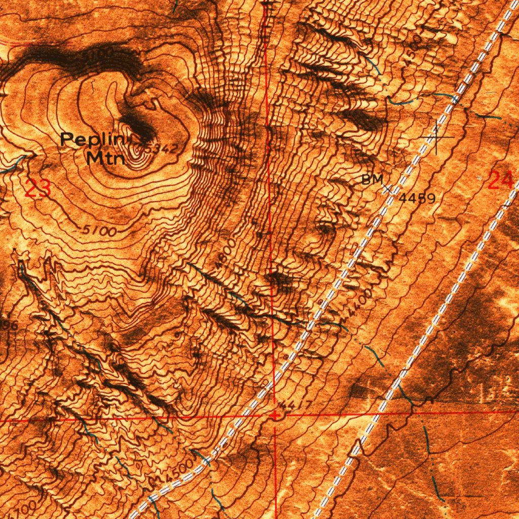 Peplin Flats, UT (1969, 24000-Scale) Map by United States Geological ...