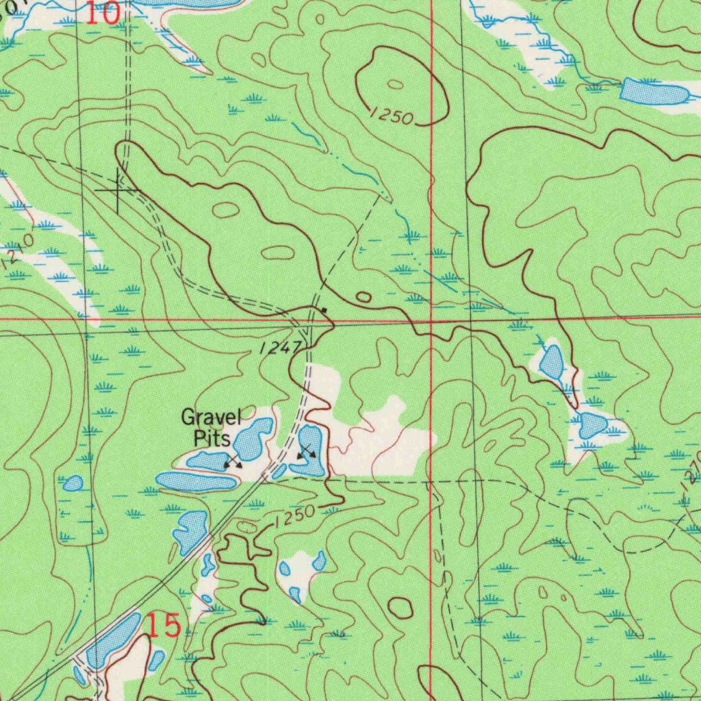 Peplin, WI (1982, 24000-Scale) Map by United States Geological Survey ...
