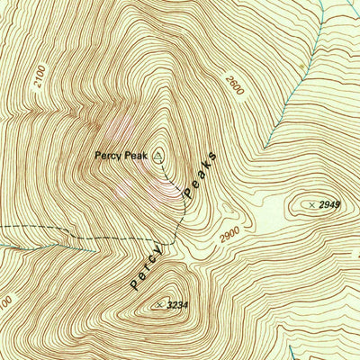 Percy Peaks, NH (1996, 24000-Scale) Map by United States Geological ...