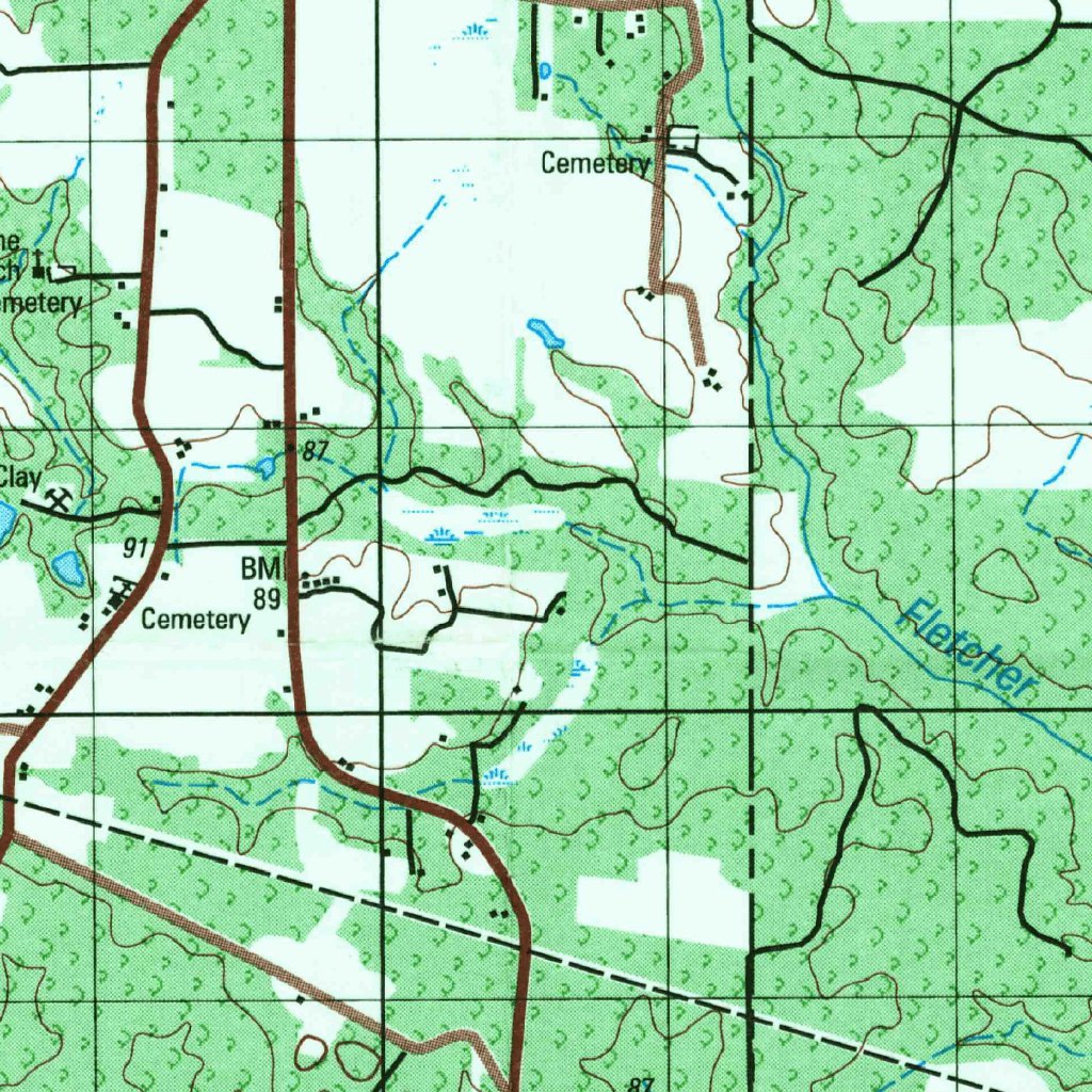 Perdido, AL (2002, 50000-Scale) Map by United States Geological Survey ...