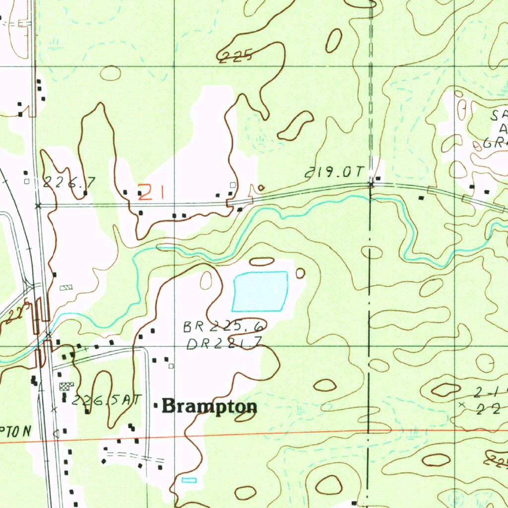 Perkins, MI (1985, 24000-Scale) Map by United States Geological Survey ...