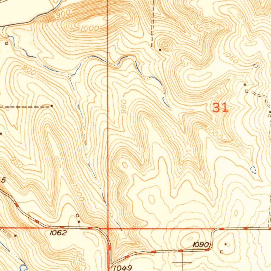Perry, KS (1950, 24000-Scale) Map by United States Geological Survey ...