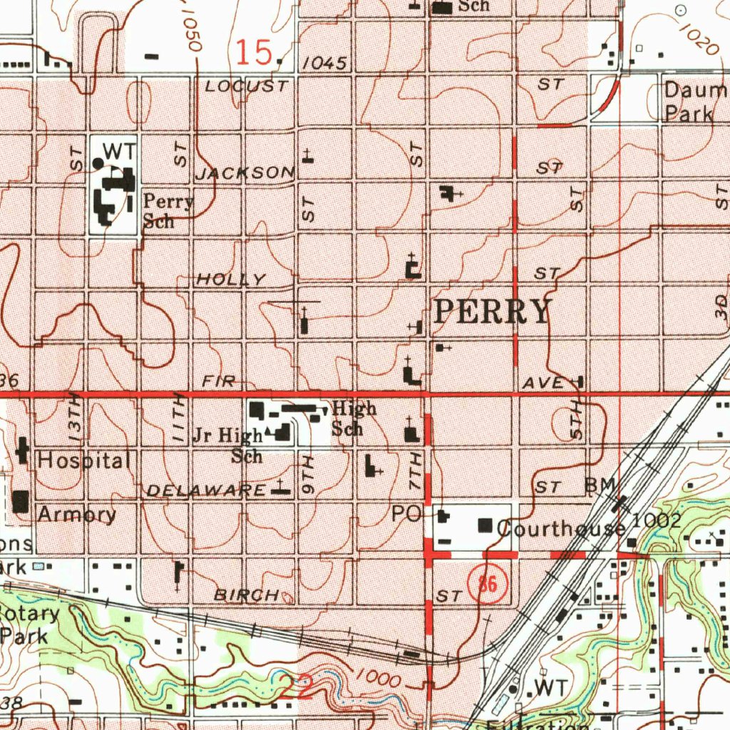 Perry, OK (1972, 24000-Scale) Map by United States Geological Survey ...