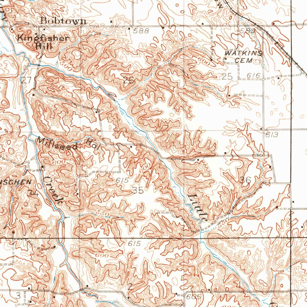 Petersburg, IL (1933, 62500-Scale) Map by United States Geological ...