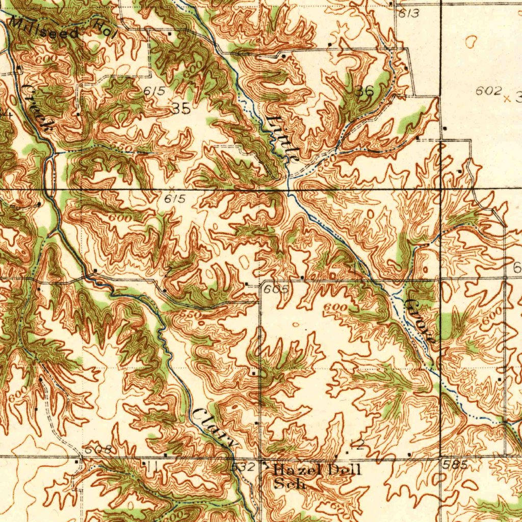 Petersburg, IL (1938, 62500-Scale) Map by United States Geological ...