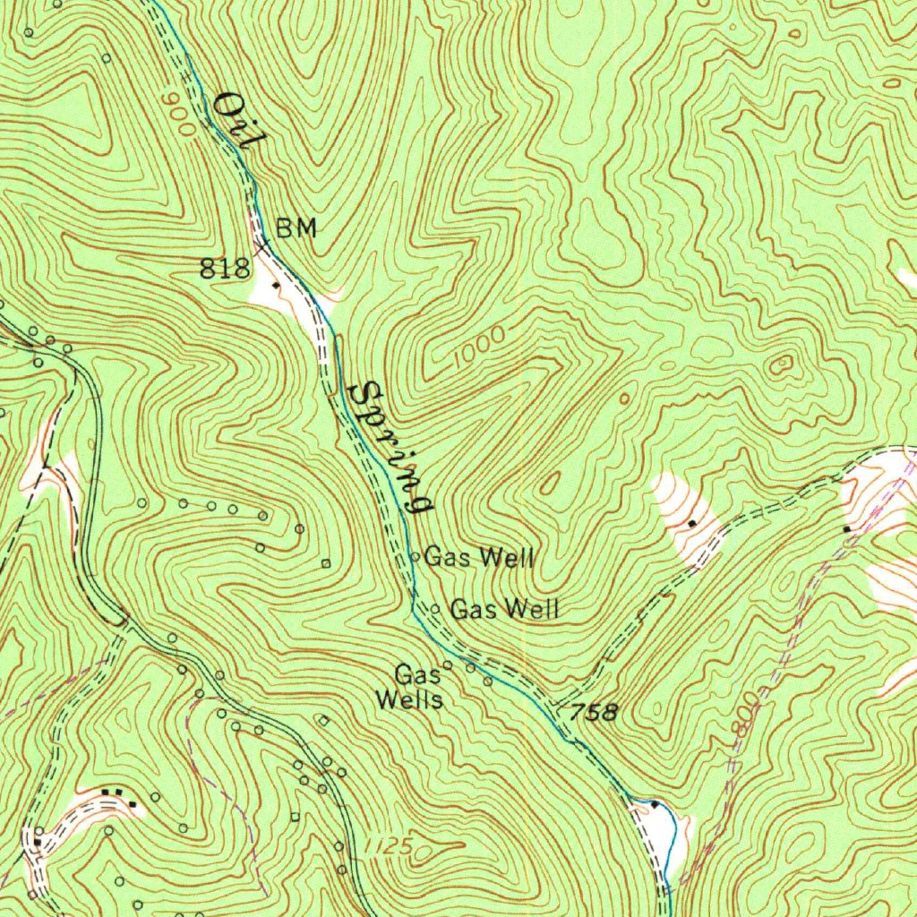 Petroleum, WV (1957, 24000-Scale) Map by United States Geological ...
