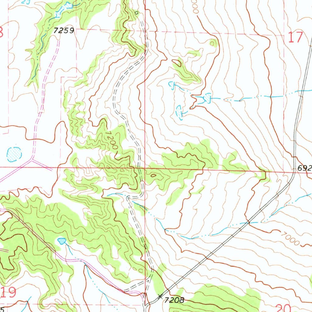 Peyton, CO (1970, 24000-Scale) Map by United States Geological Survey ...