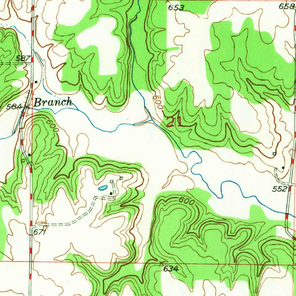 Philadelphia, MO (1949, 24000-Scale) Map by United States Geological ...
