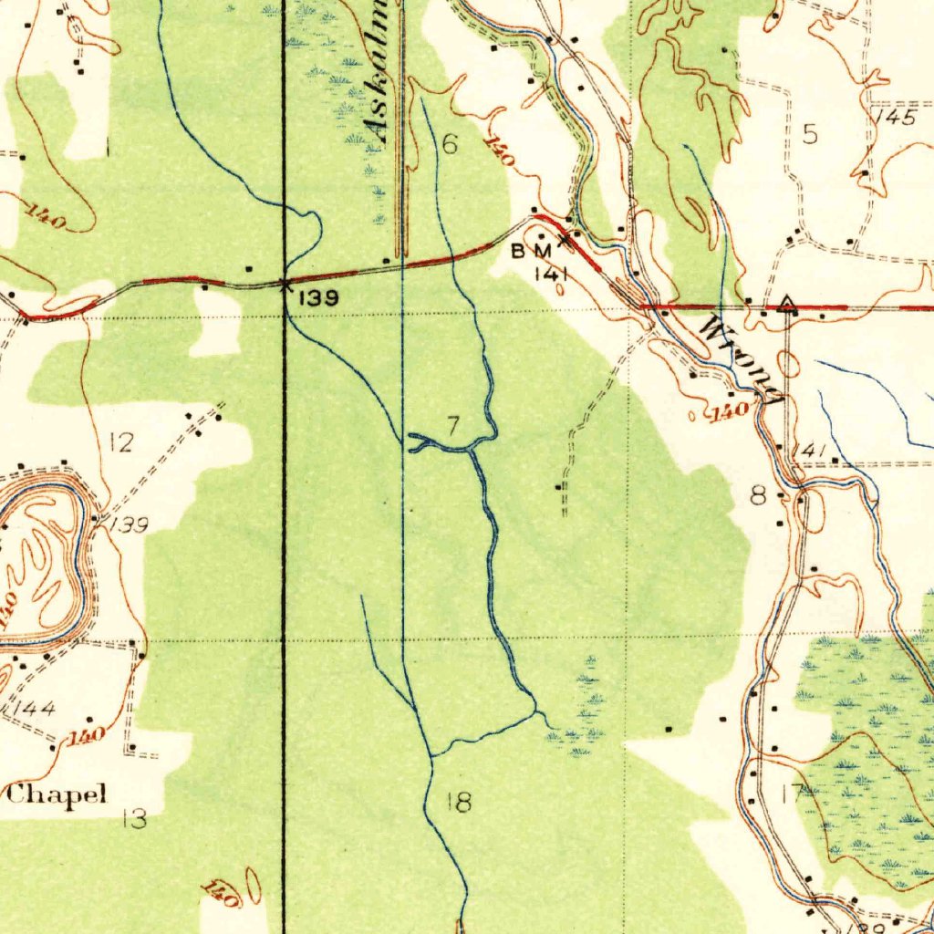 Philipp, MS (1935, 62500-Scale) Map by United States Geological Survey ...