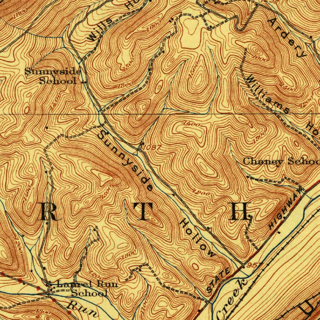 Philipsburg, PA (1922, 62500-Scale) Map by United States Geological ...