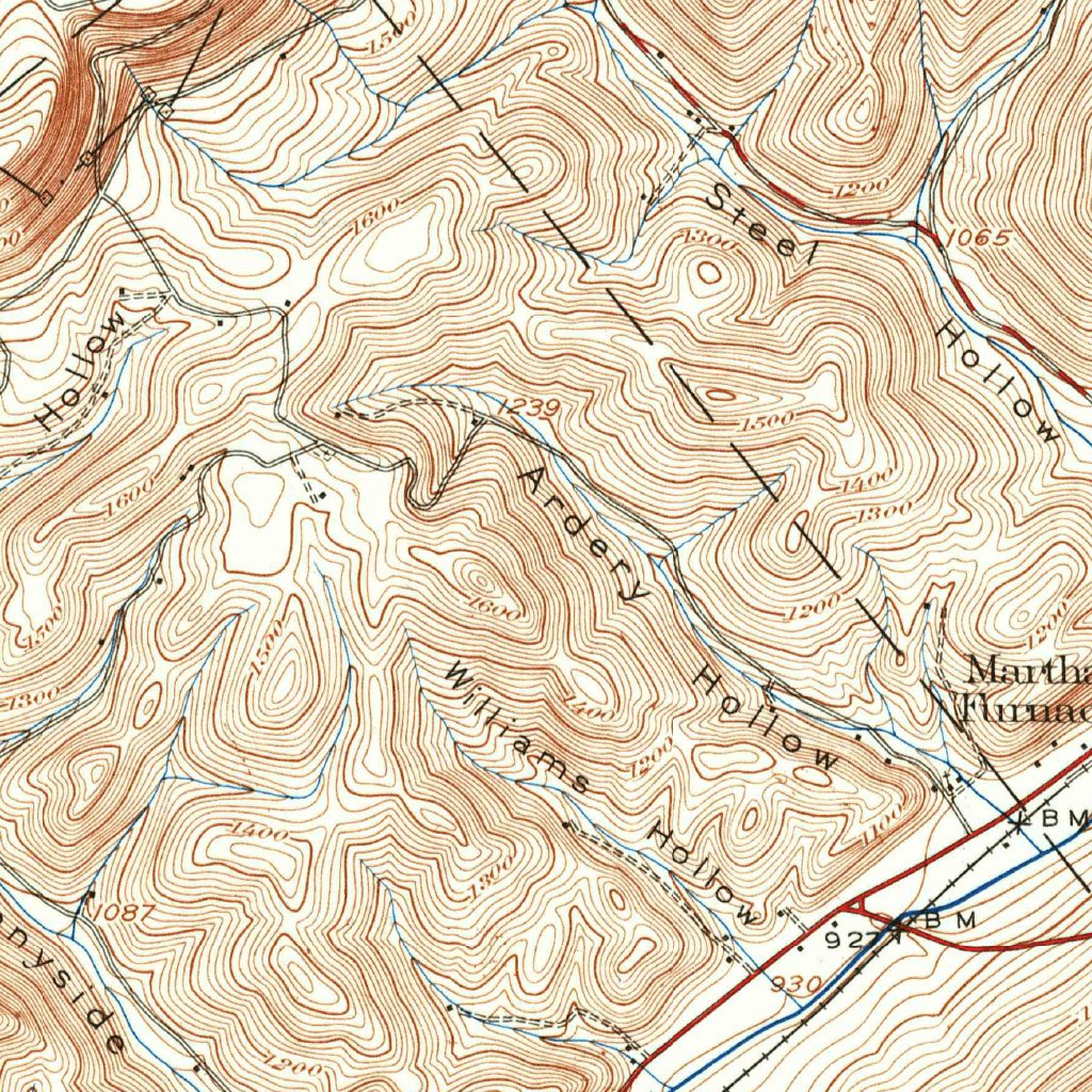 Philipsburg, PA (1939, 62500-Scale) Map by United States Geological ...