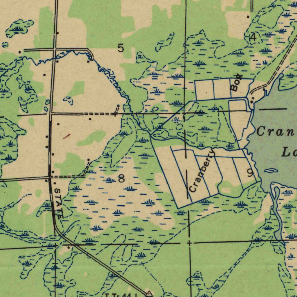 Phillips, WI (1943, 48000-Scale) Map by United States Geological Survey ...