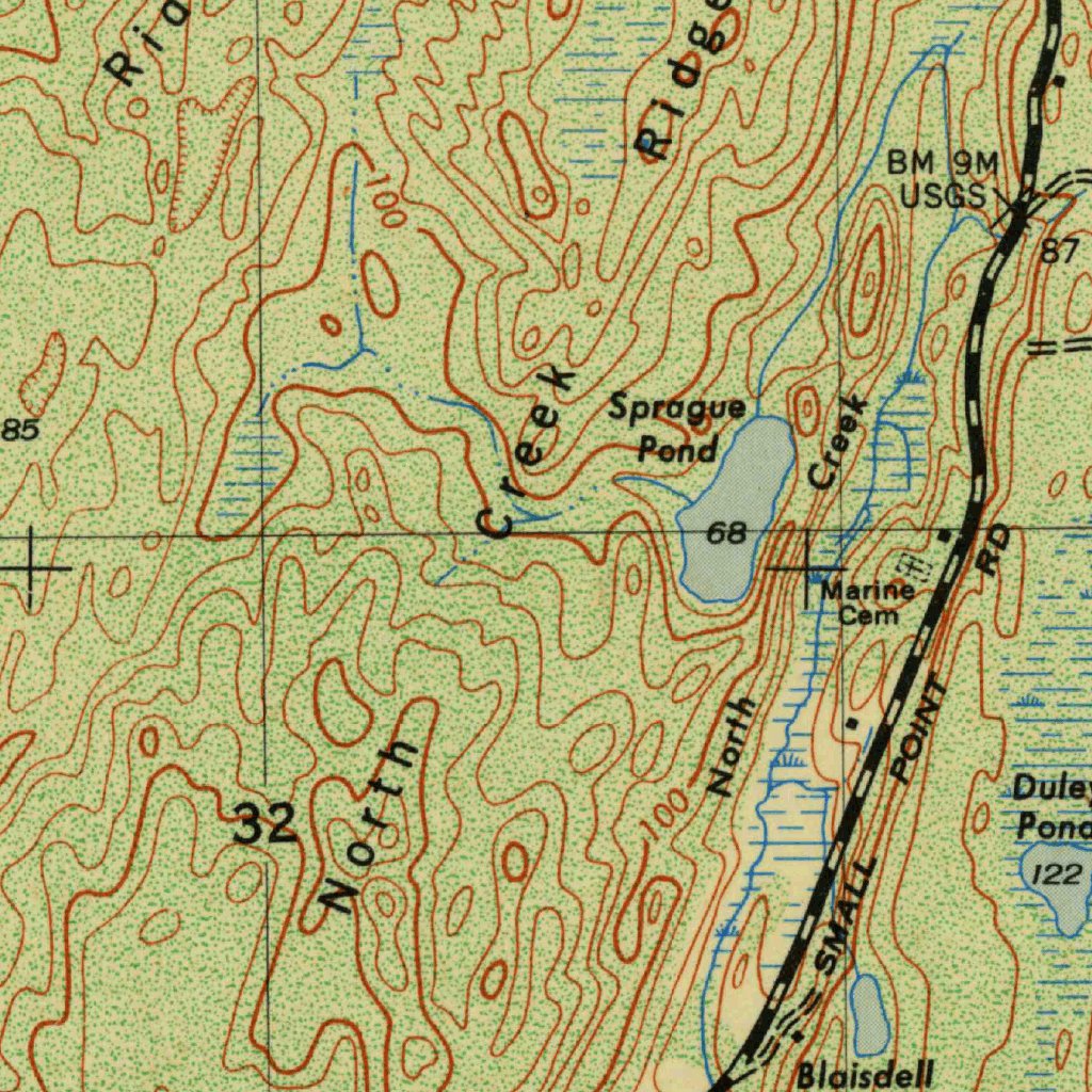Phippsburg, ME (1950, 25000-Scale) Map by United States Geological ...