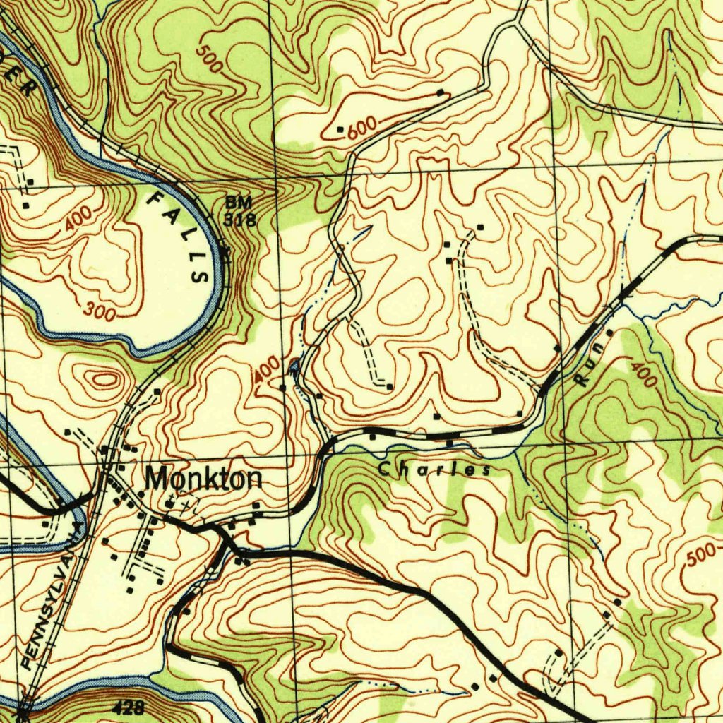 Phoenix, MD (1944, 31680-Scale) Map by United States Geological Survey ...