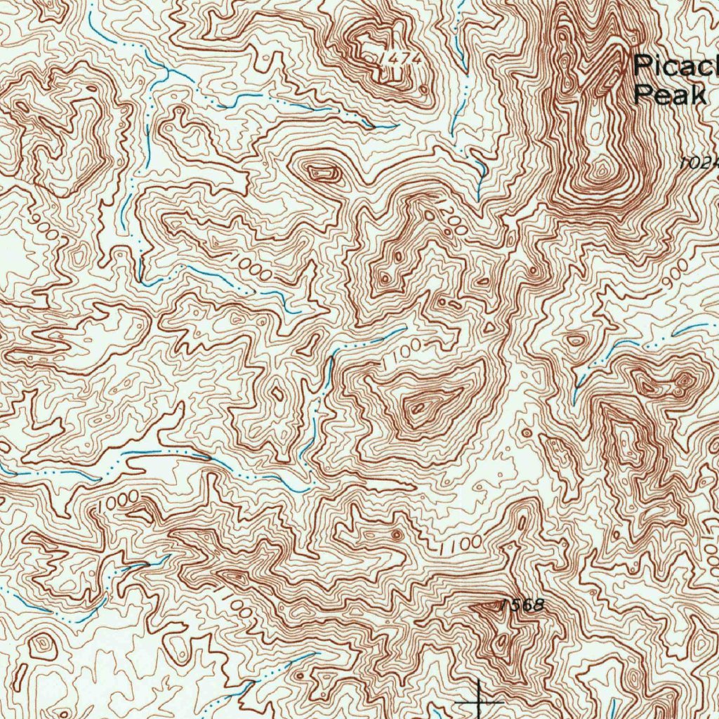 Picacho Peak, CA (1965, 24000-Scale) Map by United States Geological ...