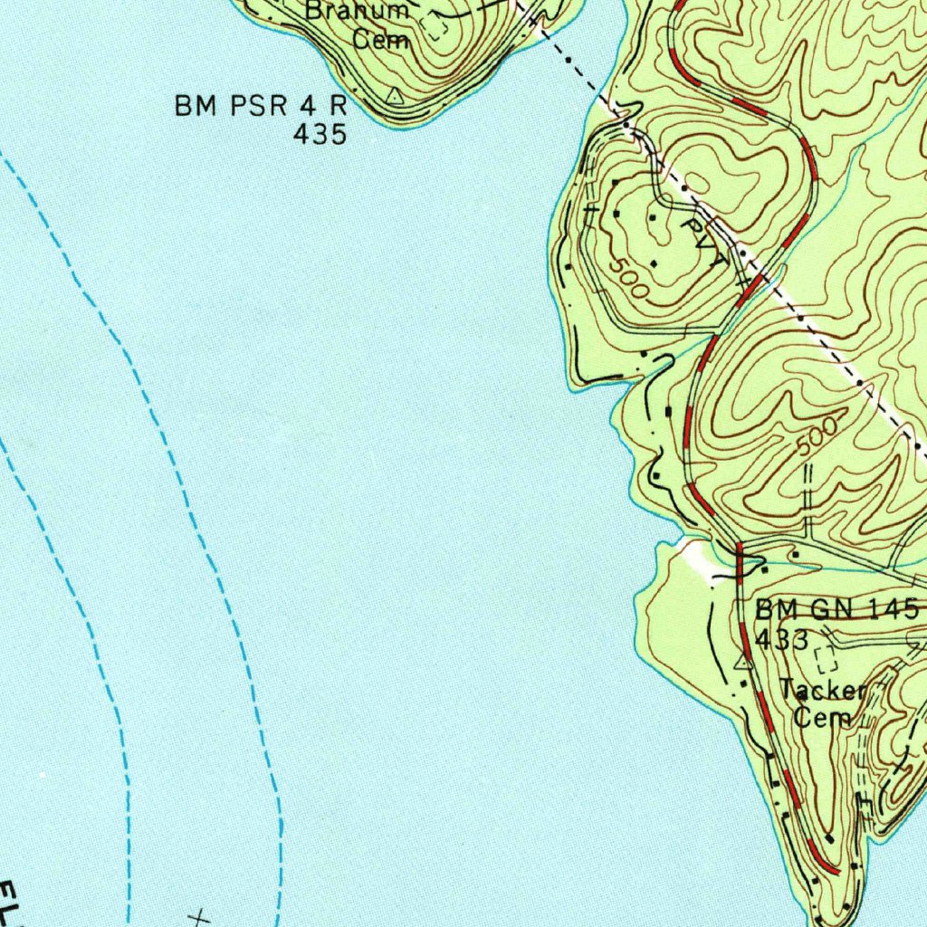 Pickwick, TN-AL (1972, 24000-Scale) Map by United States Geological ...