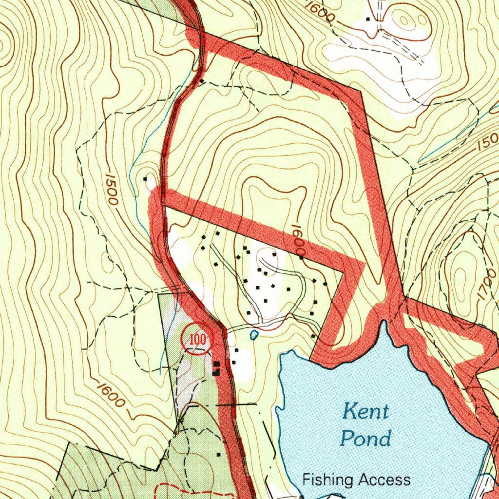 Pico Peak, VT (1997, 24000-Scale) Map by United States Geological ...