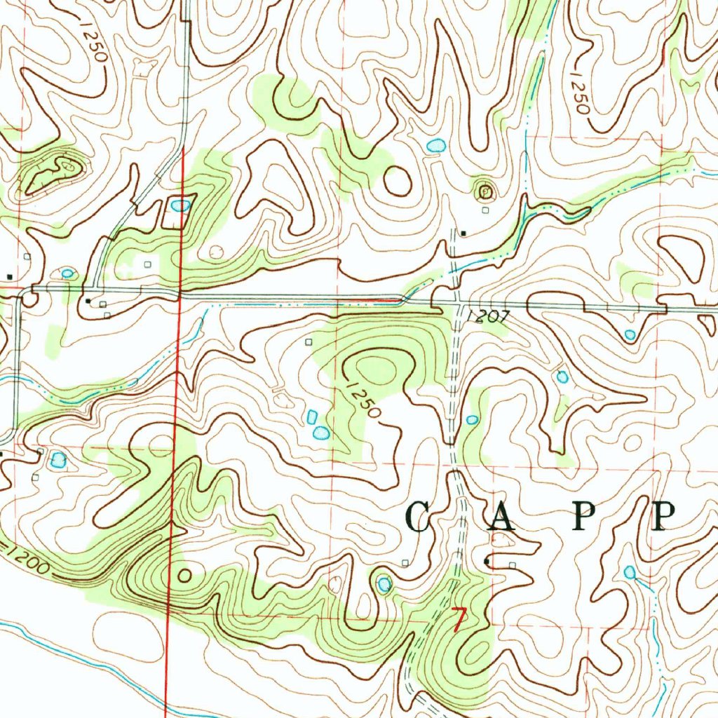 Pierce City, MO (1972, 24000-Scale) Map by United States Geological ...