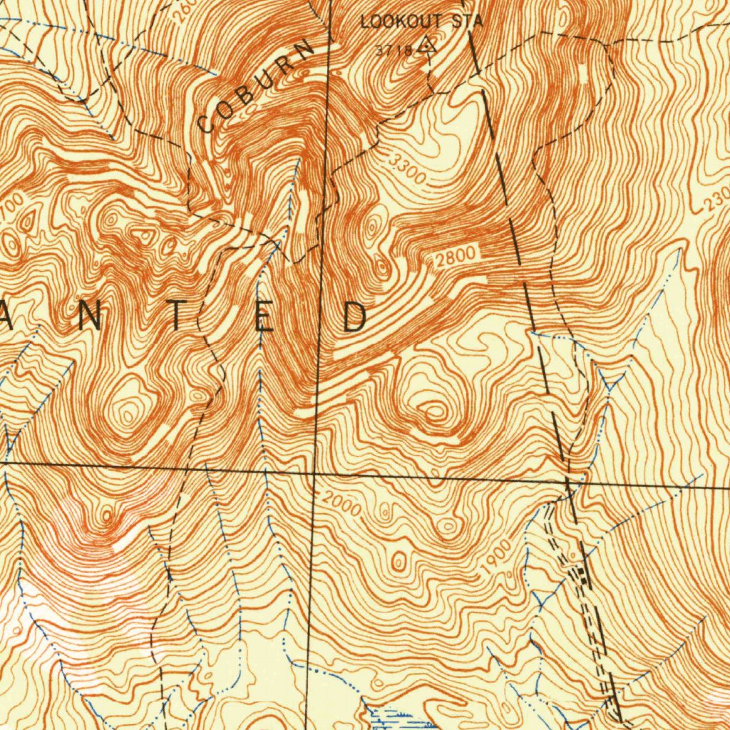 Pierce Pond, ME (1944, 62500-Scale) Map by United States Geological ...