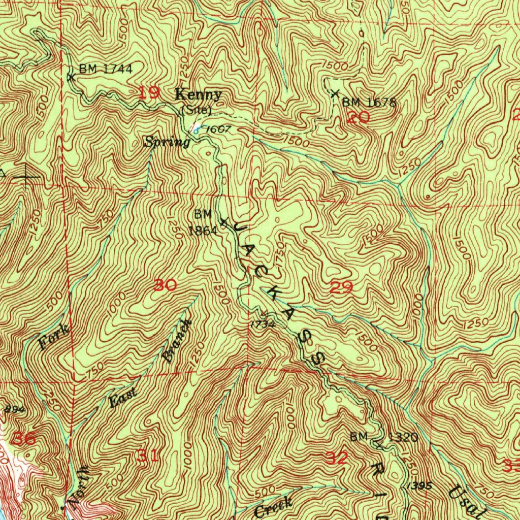 Piercy, CA (1950, 62500-Scale) Map by United States Geological Survey ...