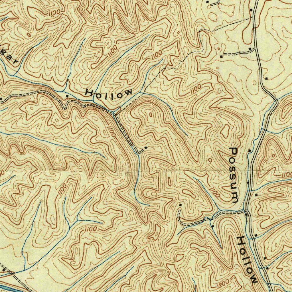 Pigeon Forge, TN (1940, 24000-Scale) Map by United States Geological ...