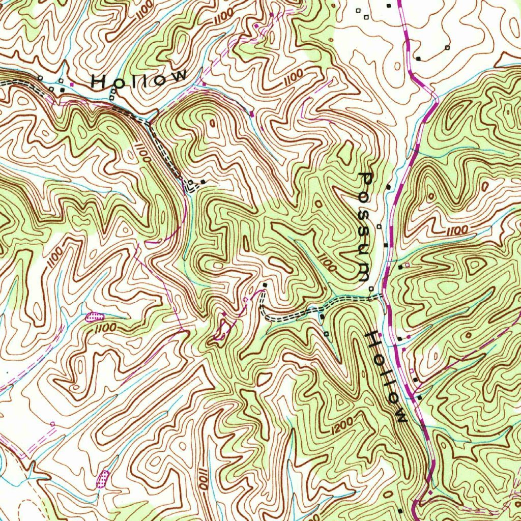 Pigeon Forge, TN (1956, 24000-Scale) Map by United States Geological ...