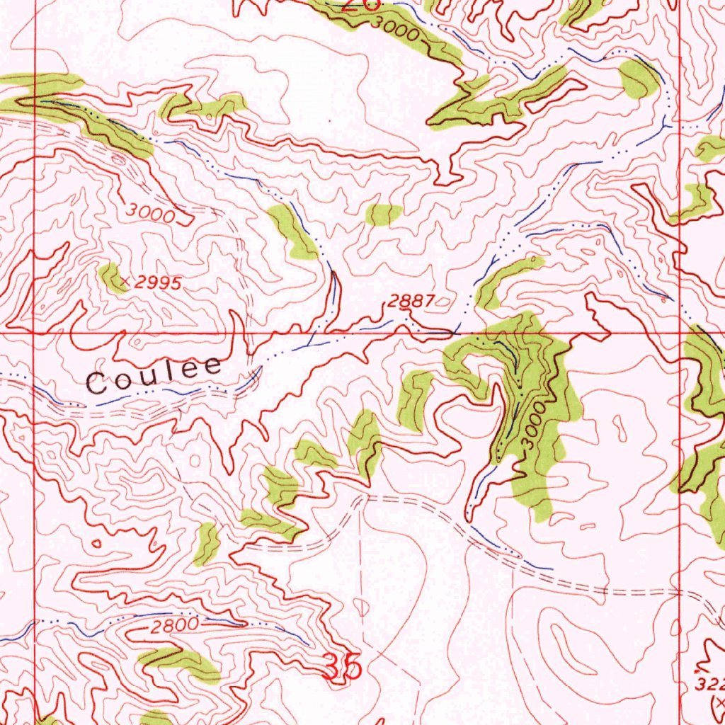 Pigtail Coulee, MT (1964, 24000-Scale) Map by United States Geological ...